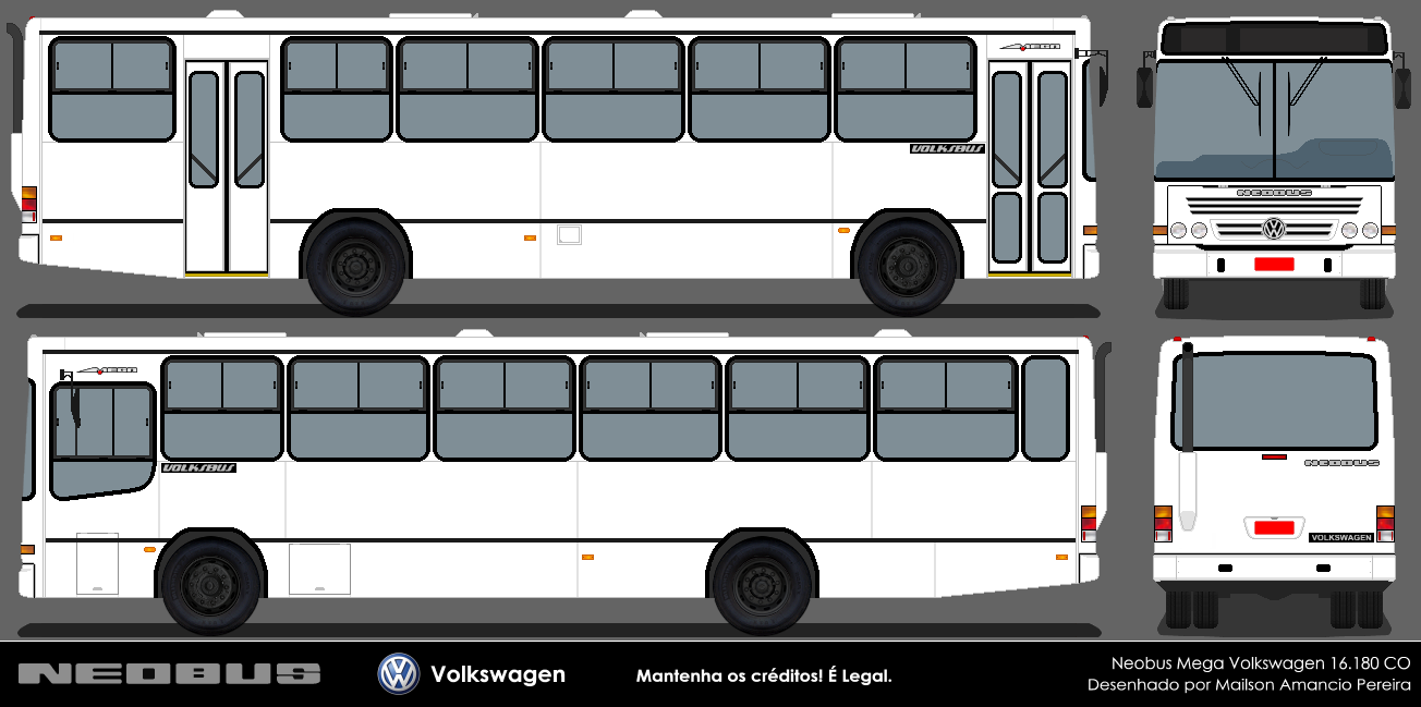 Central Bus: Neobus Mega 1996 VW 16.180 CO