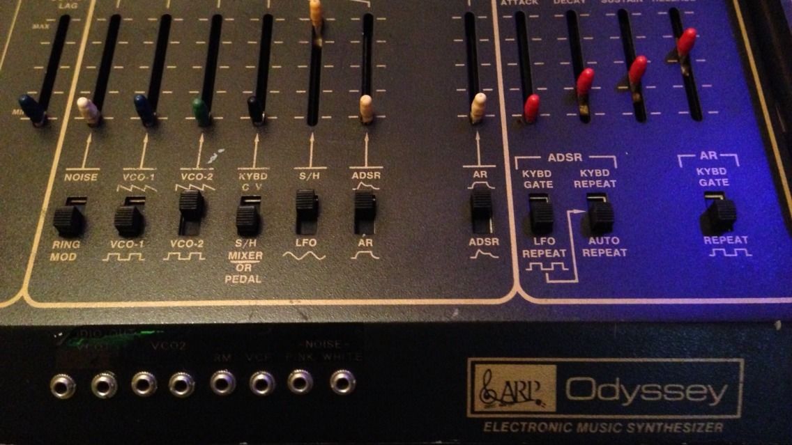 MATRIXSYNTH: Custom ARP ODYSSEY Desktop Unit with Patch Points SN 0044