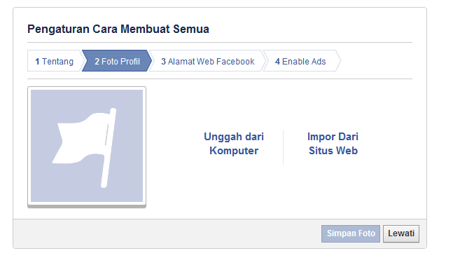 Cara Membuat Halaman Facebook Halaman Tahap Digunakan Mempromosikan ...