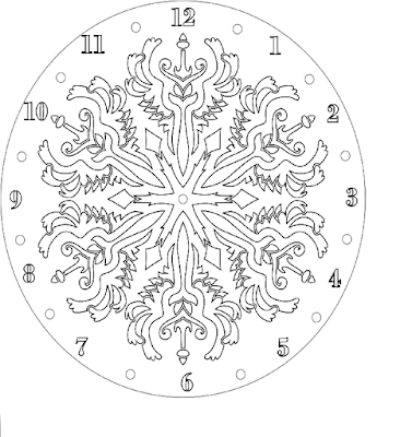 Wall Clock 2 Free DXF Files