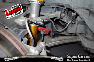 SUPERCIRCUIT Steel Braided Brake Lines: Mazda MX-5 (NC) Steel Braided ...