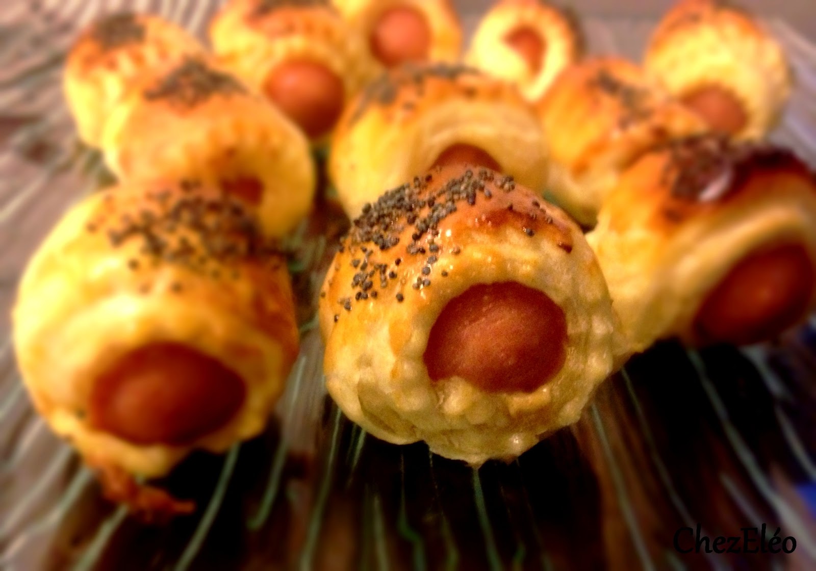 Chez Eléo : Mini feuilletés aux saucisses