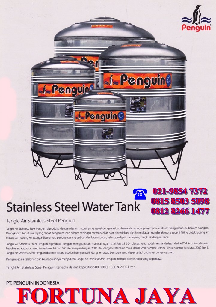 PERLENGKAPAN RUMAH, KANTOR dan PROYEK: Tangki Air Stainless steel
