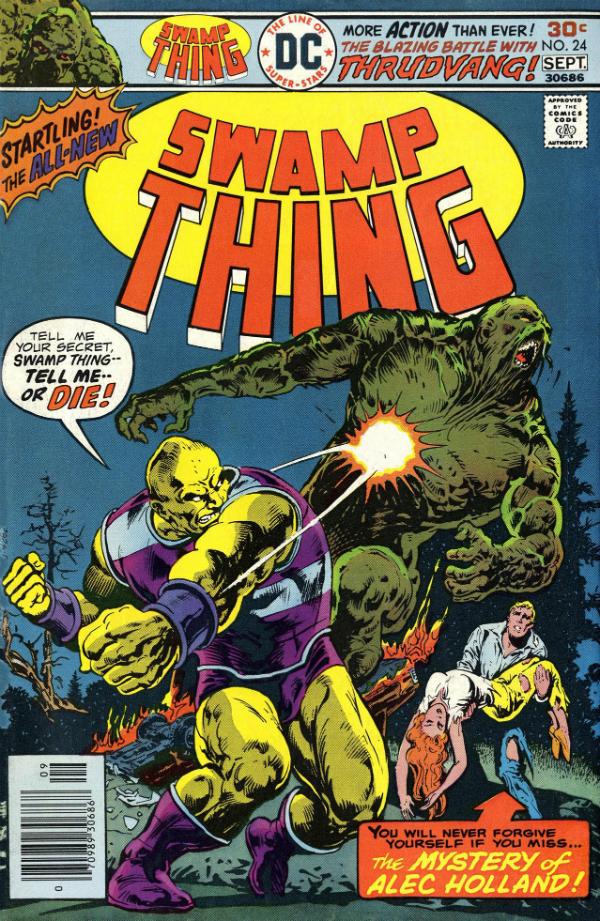 The Geeky Nerfherder: Comic Book Art: Swamp Thing (Vol 1)