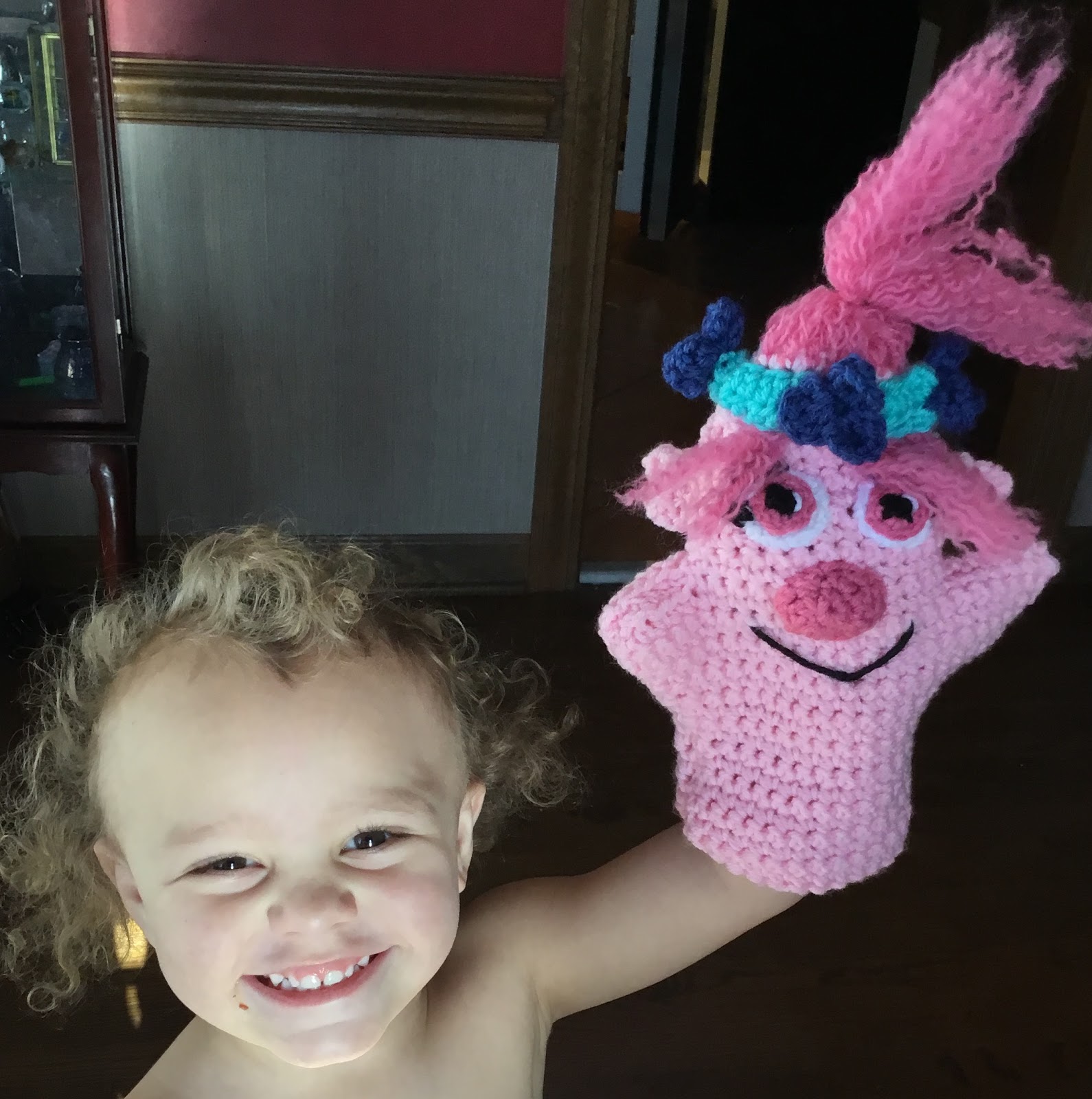 The Perfect Stitch...: Trolls - Poppy Hand Puppet