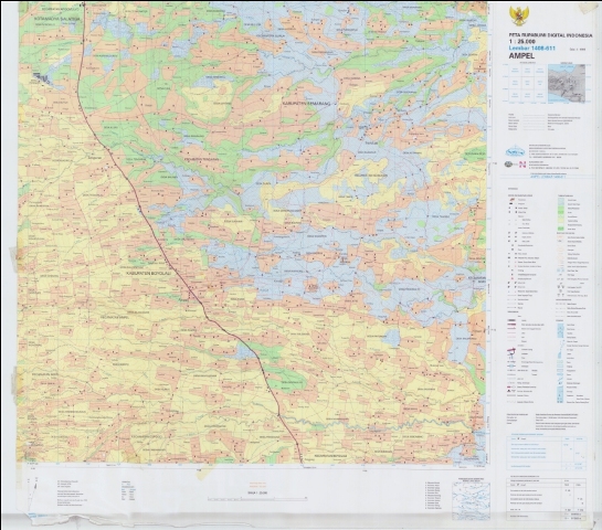 Peta Rupa Bumi Indonesia (RBI)