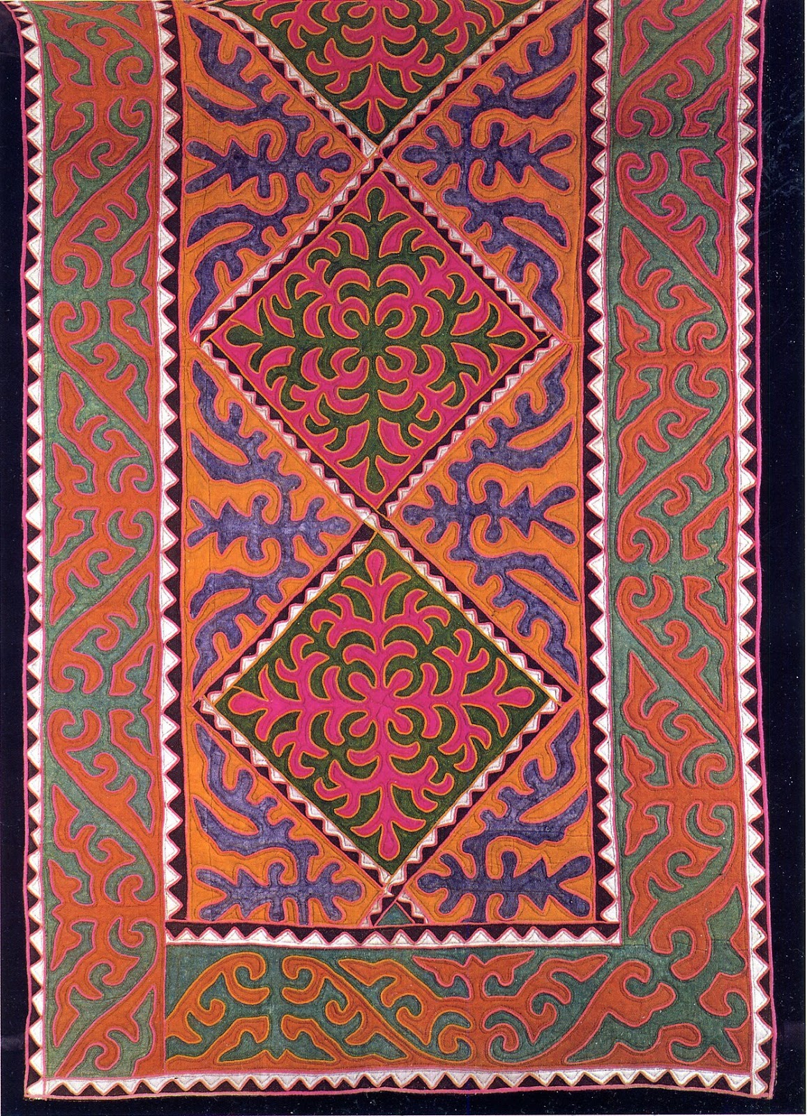 FolkCostume&Embroidery: Ala Ki’iz and Shyrdak, Felts of the Kirghiz ...