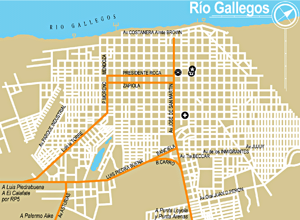 Rios Gallegos Mapa