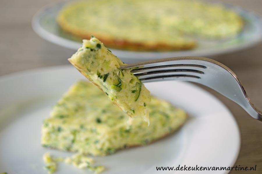 Courgette-omelet