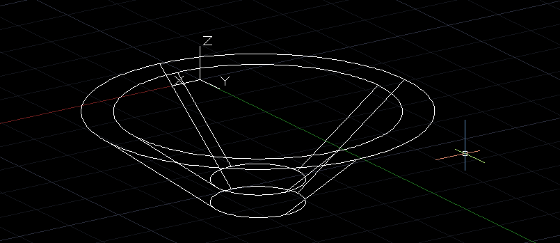 Belajar Auto CAD cara membuat Cone 3D dengan mudah