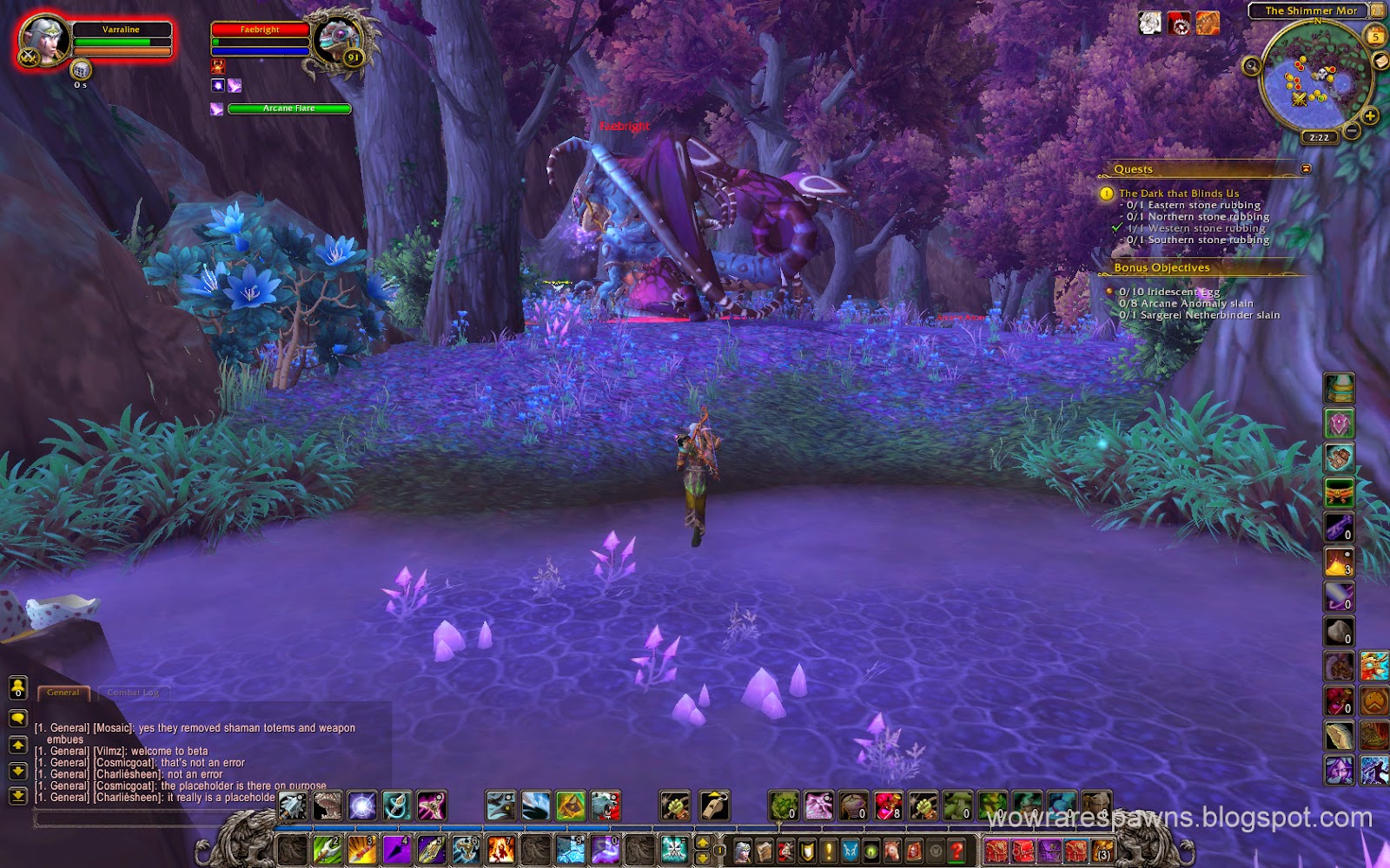 WoW Rare Spawns: WoD: Shadowmoon Valley Screenshots, Rares & Hunter Pet ...