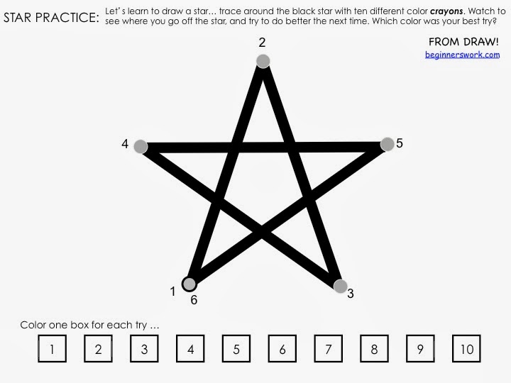 Beginnerswork DRAW STARS beginnerswork-draw-stars