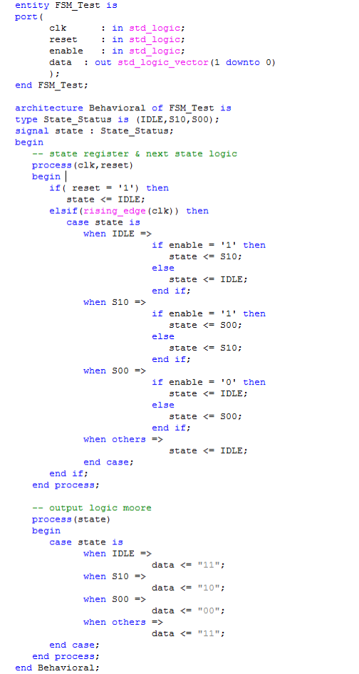 展翅高飛吧! : FSM Coding Style
