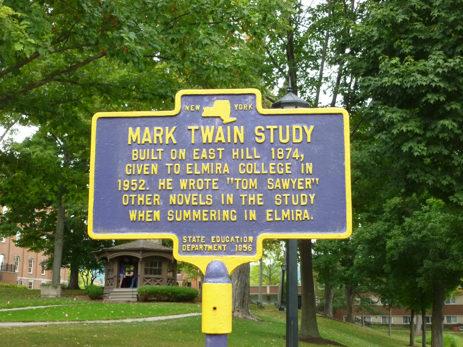 Photo-ops: Mark Twain in Elmira, NY: Mark Twain Study