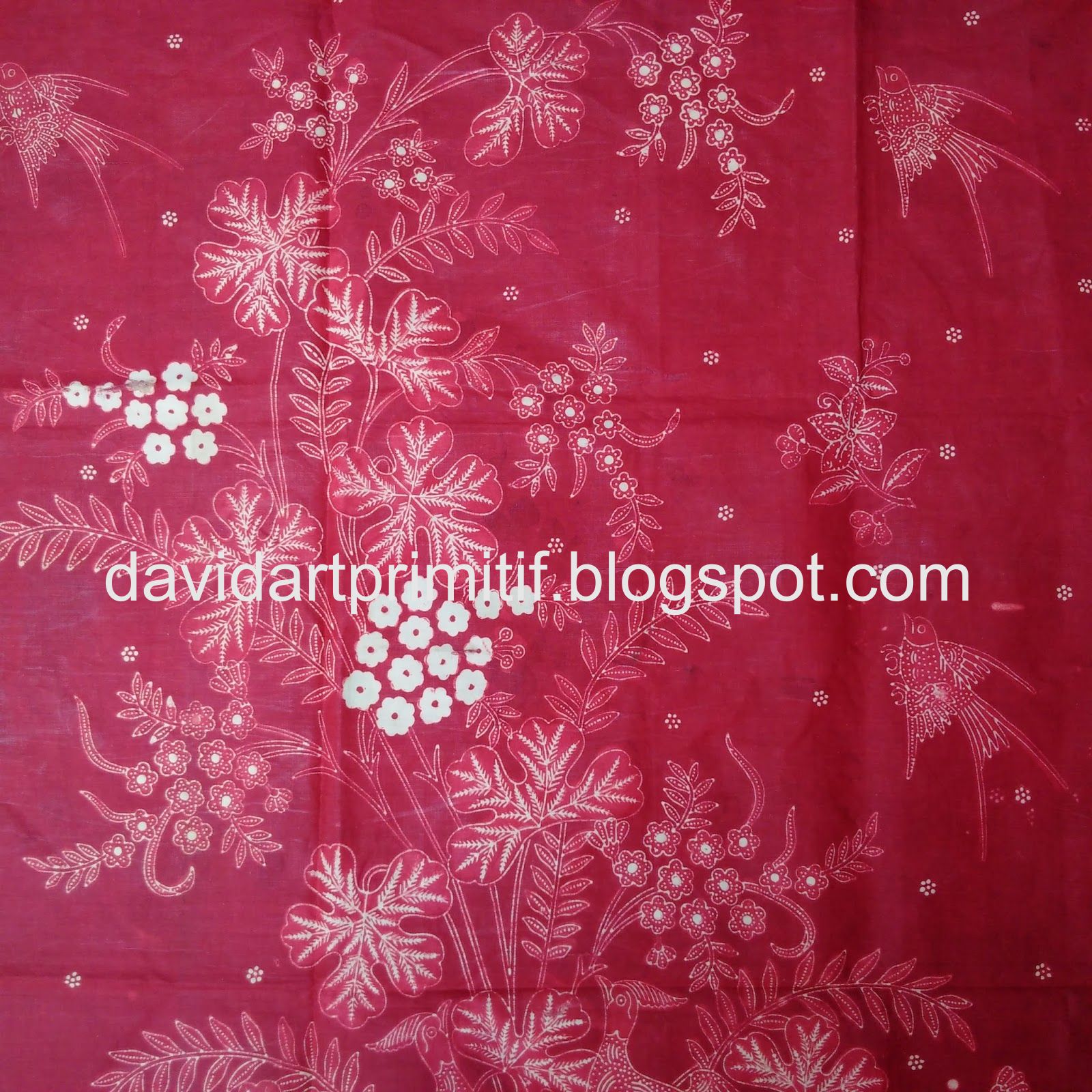 Art & Primitif: Sarung Batik Lasem Belanda Motif Buketan Merak