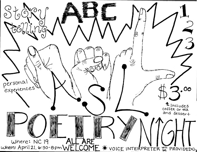The Outspoken Commentaries of Gel: ASL Poetry Night