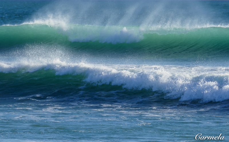 mi fular : Olas y olas