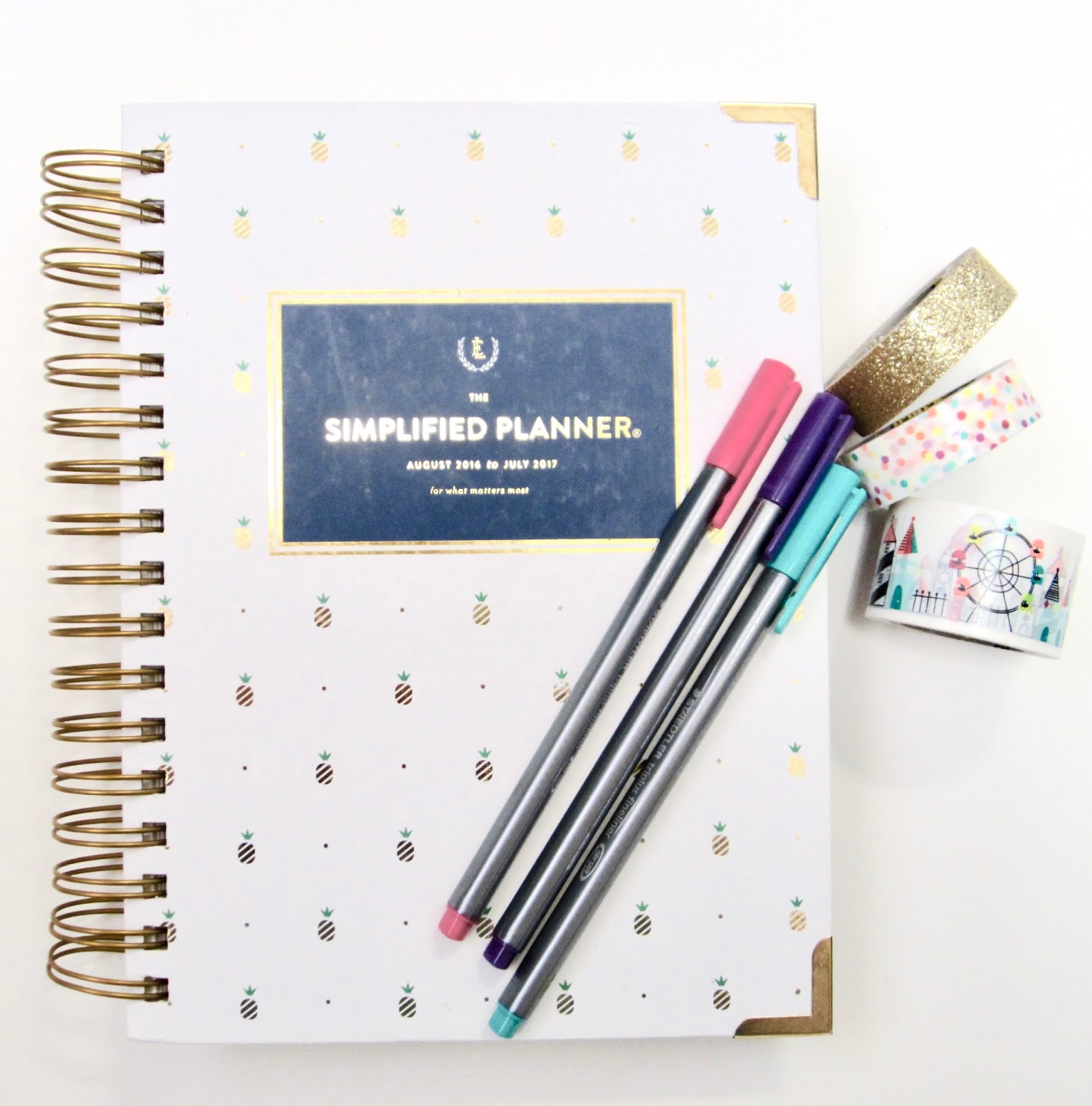 Simplified Planner Organization