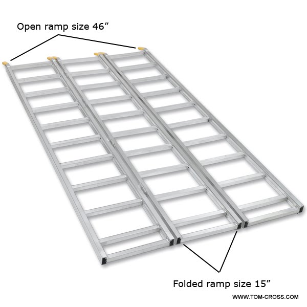 Tom-Cross - Loja Online -: RAMPA MOOSE RACING TRI-FOLD ALUMINUM RAMP