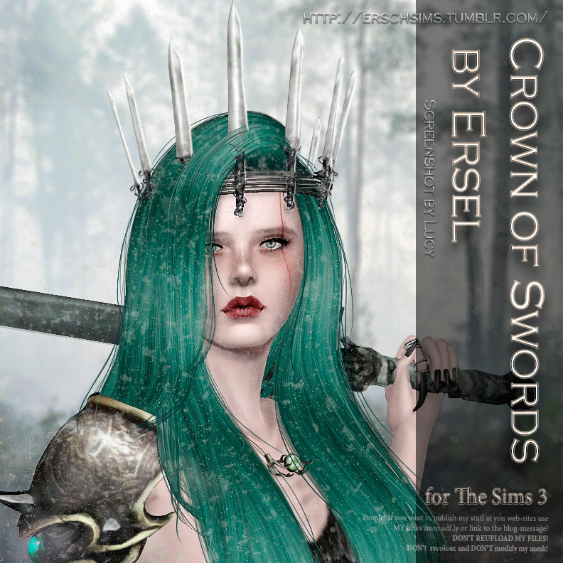 Crown of Swords by Ersel (sims 3) | ErSch Sims