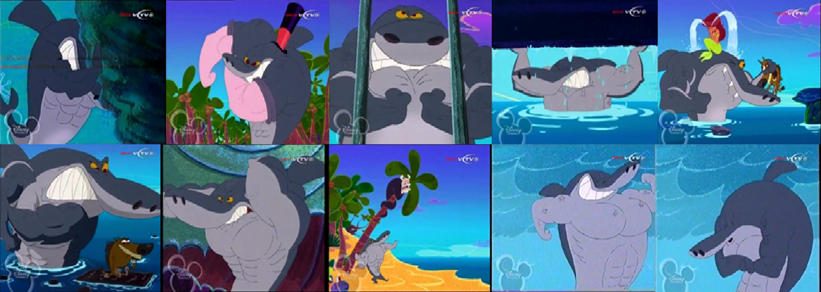 Zig And Sharko Muscle