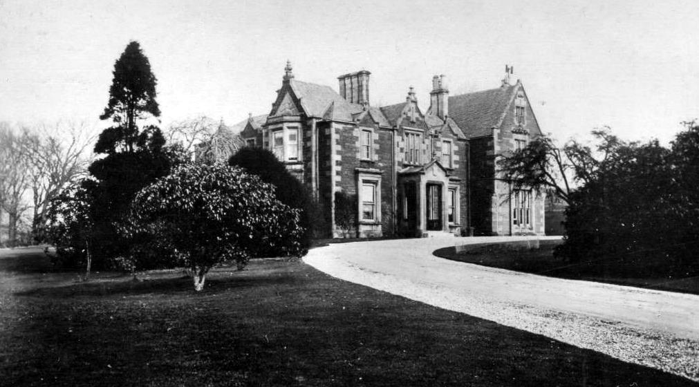 Tour Scotland: Old Photograph Bloomhill House Cardross Scotland