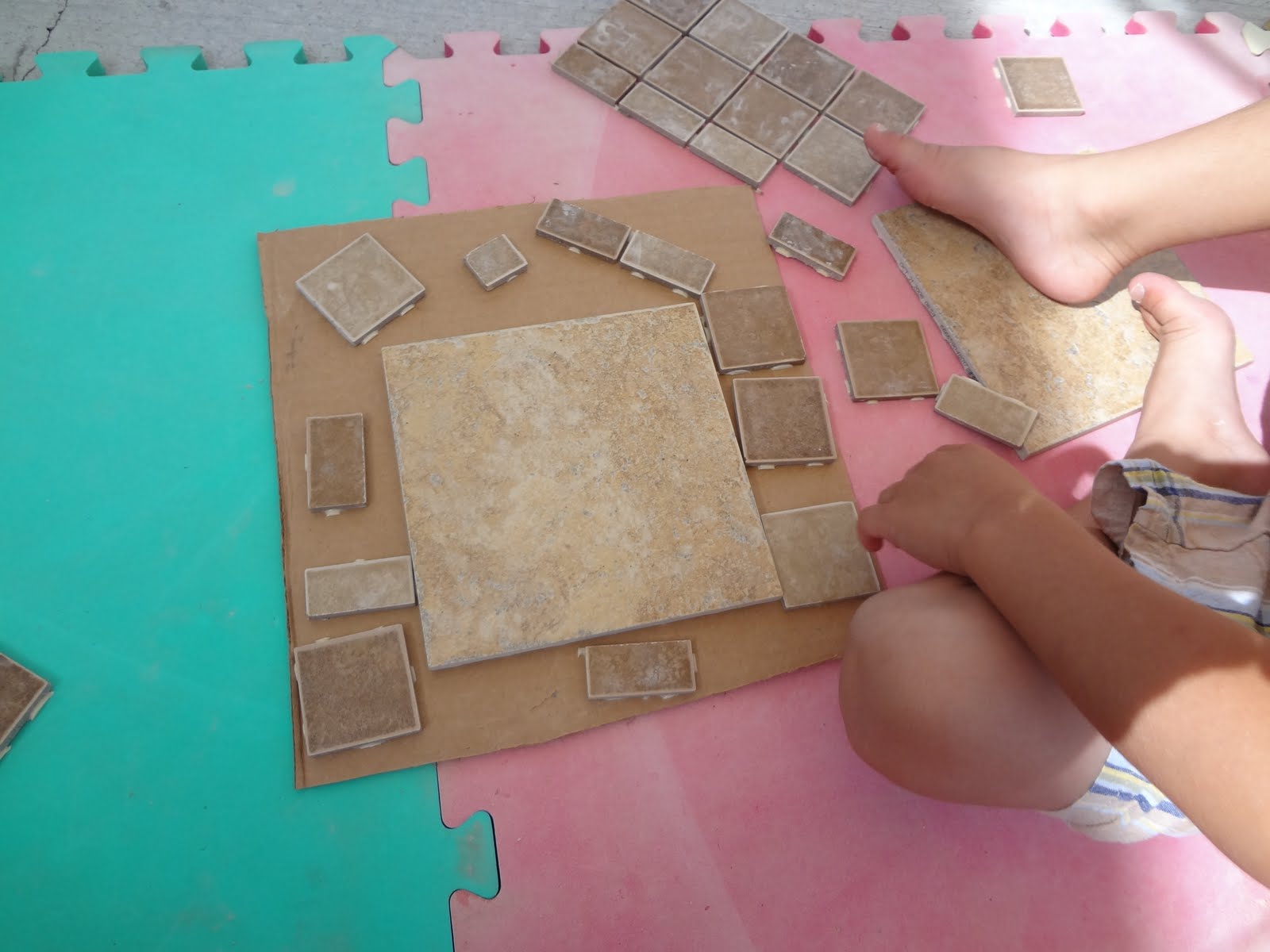 Time for Play: Tile Paintings