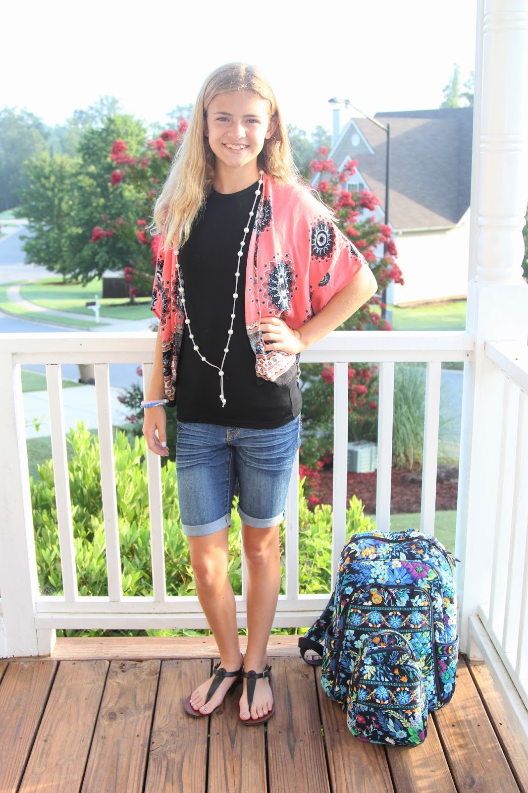 First Day Of School High School Girl