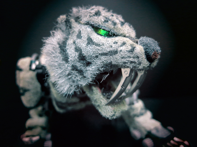 Build and Shoot: ZOIDS WHITE TIGER: CUSTOM BUILD