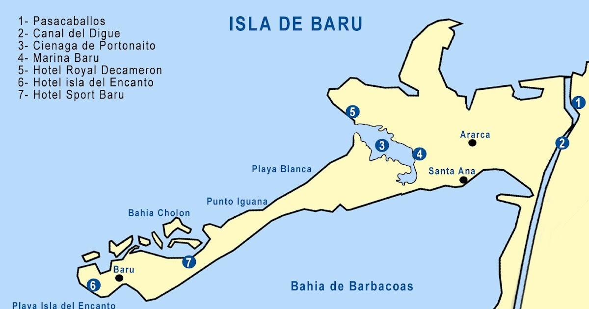 MONUMENTOS NATURALES: ISLA BARÚ