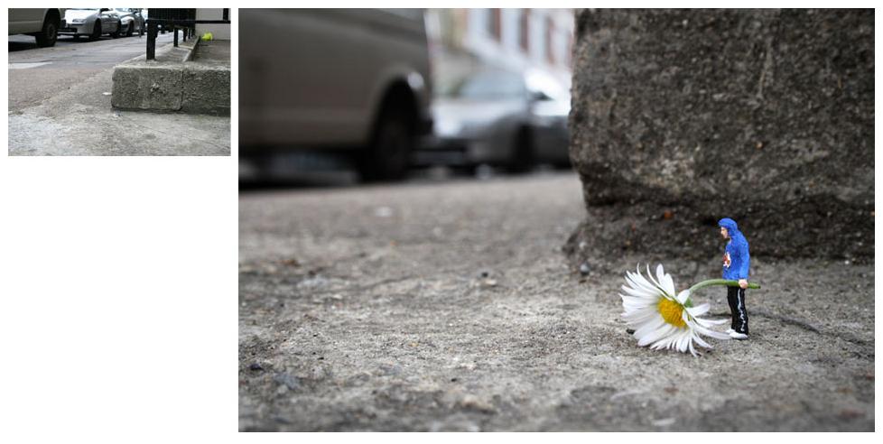The Small Galleon: slinkachu.