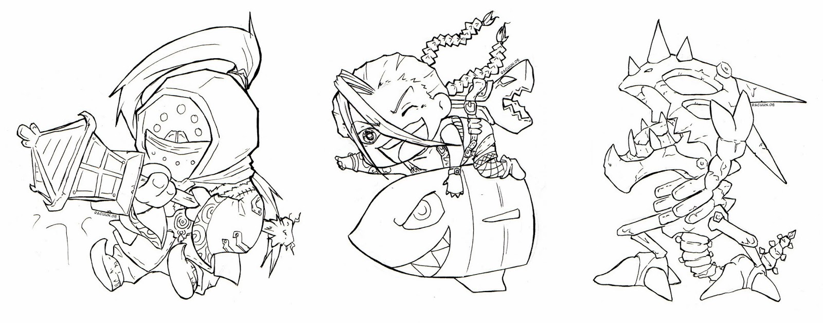 Jinx League Of Legends Coloring Pages