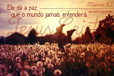 Reflexões Da Palavra: Ele nos dá a paz que excede todo entendimento