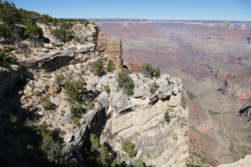 Mit dem Womo durch die Nationalparks der USA: Rimwanderung