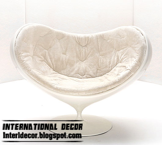 Heart chair styles, romantic fiberglass chair designs