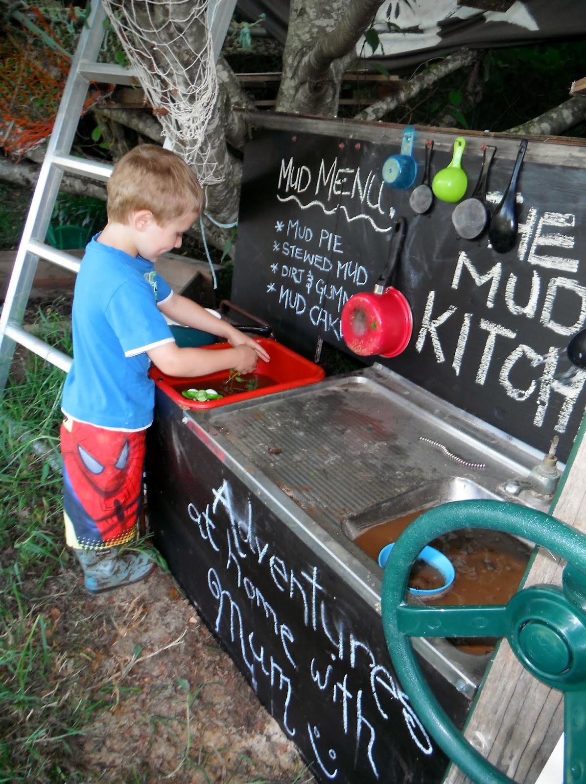 Adventures at home with Mum: The Mud Kitchen - A Recipe for marvellous ...