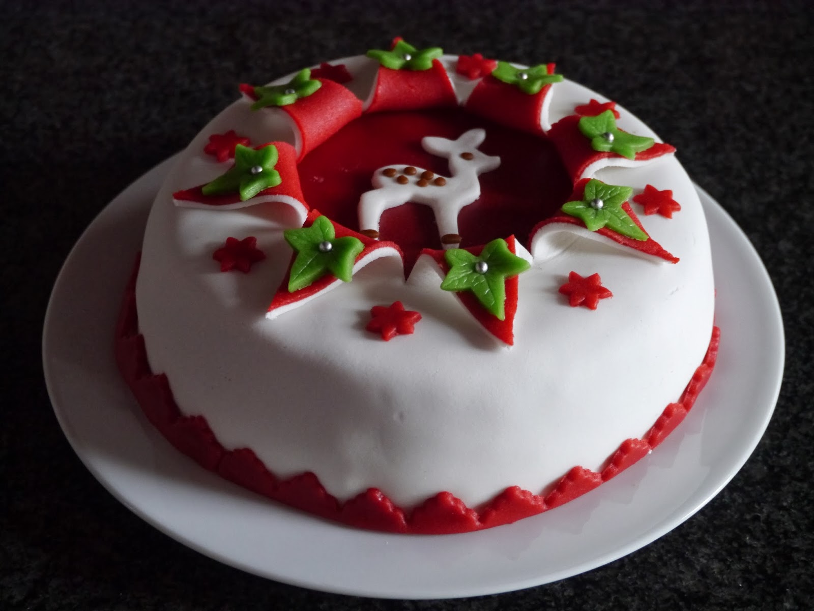 Ellie's Kaarten: Kerstlicht en kersttaart