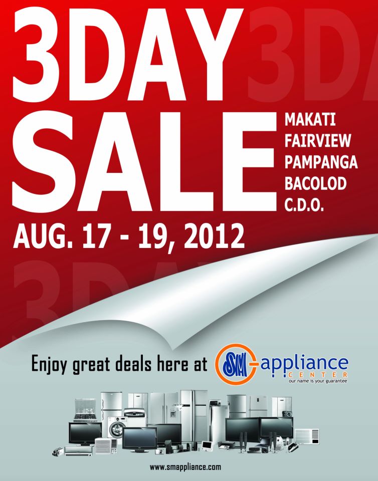 Manila Shopper: SM Malls 3-day SALE Aug 17-19, 2012