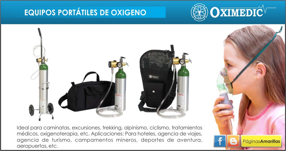Oximedic Alquiler de Equipos Medicos Oxigeno Medicinal: OXIGENOTERAPIA