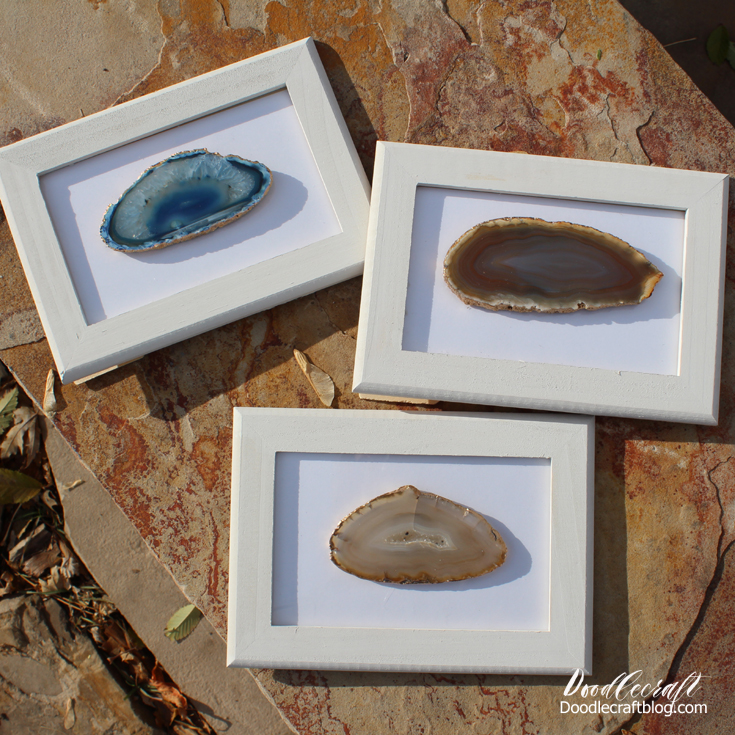 Framed Agate Slices!