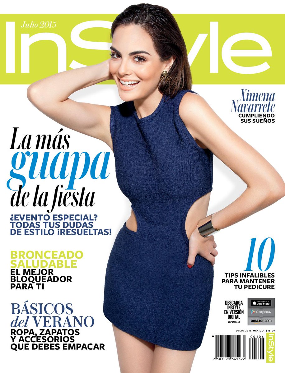 XIMENA NAVARRETE | InStyle México - Julio 2015 - Miss Beauty Mexico