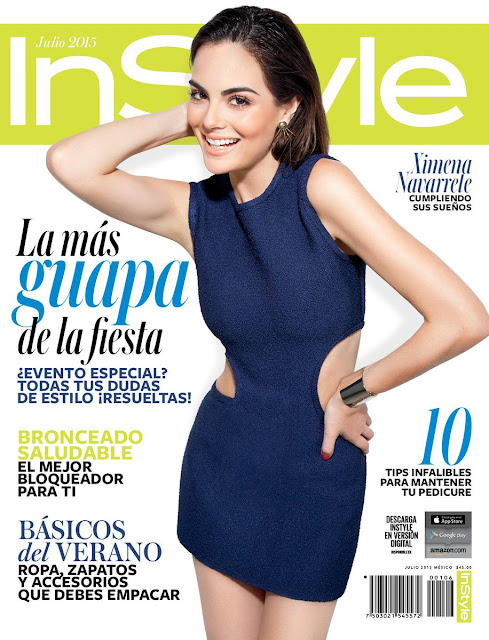 XIMENA NAVARRETE | InStyle México - Julio 2015 - Miss Beauty Mexico