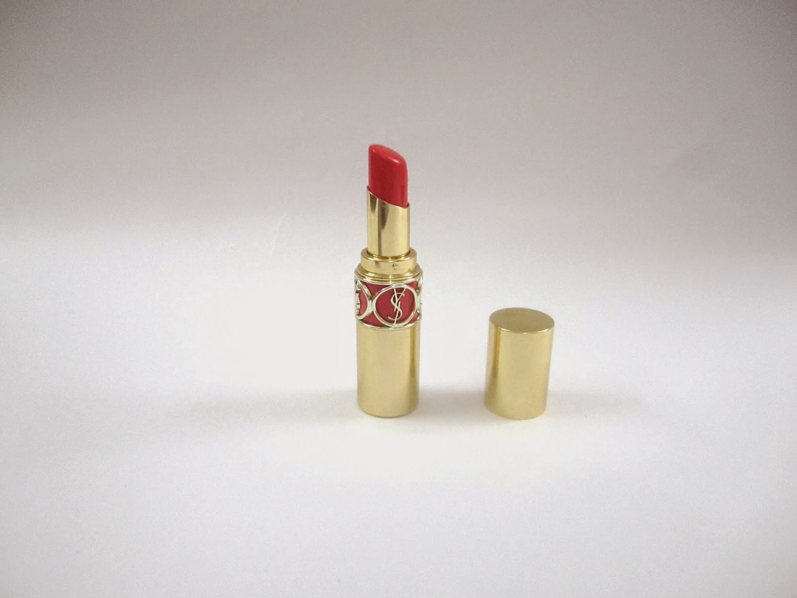 YSL Rouge Volupte Shine Lipstick #12 Corail Incandescent | Review and ...