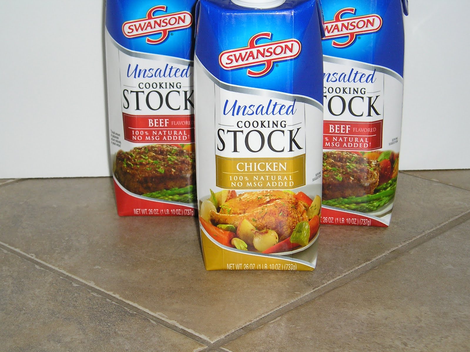 Please, DON'T pass the salt!: Swanson UNSALTED Cooking Stocks