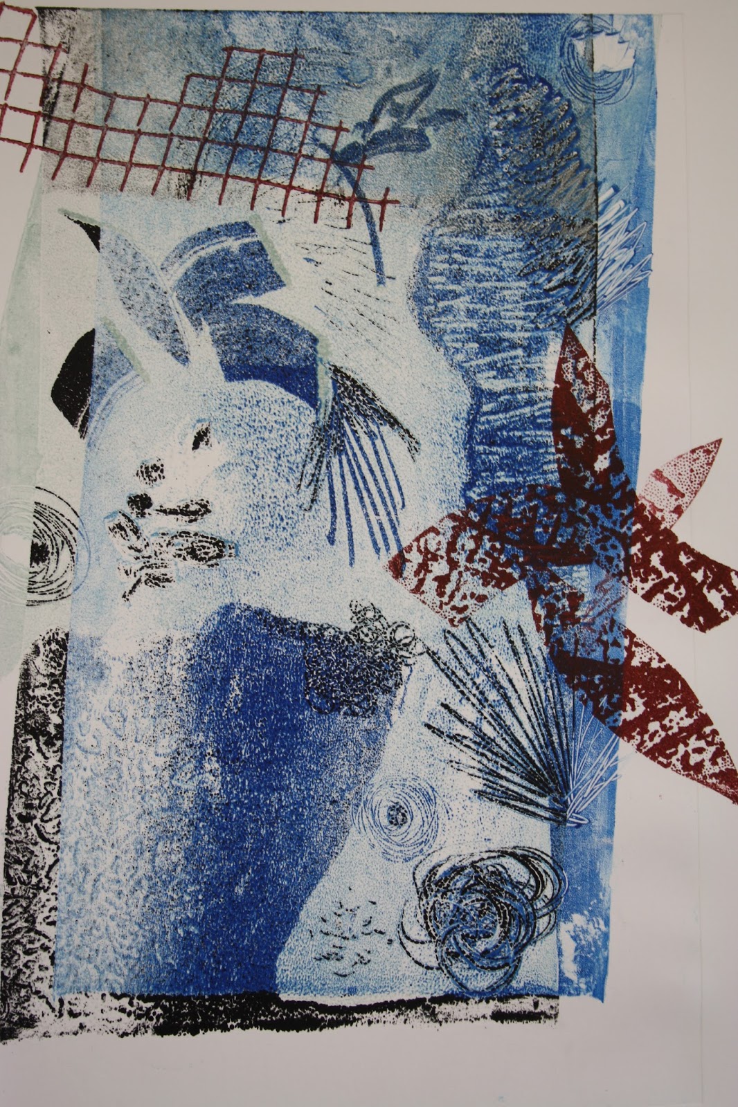 Sue Brown Printmaker: MONOPRINT, THE NEXT LEVEL