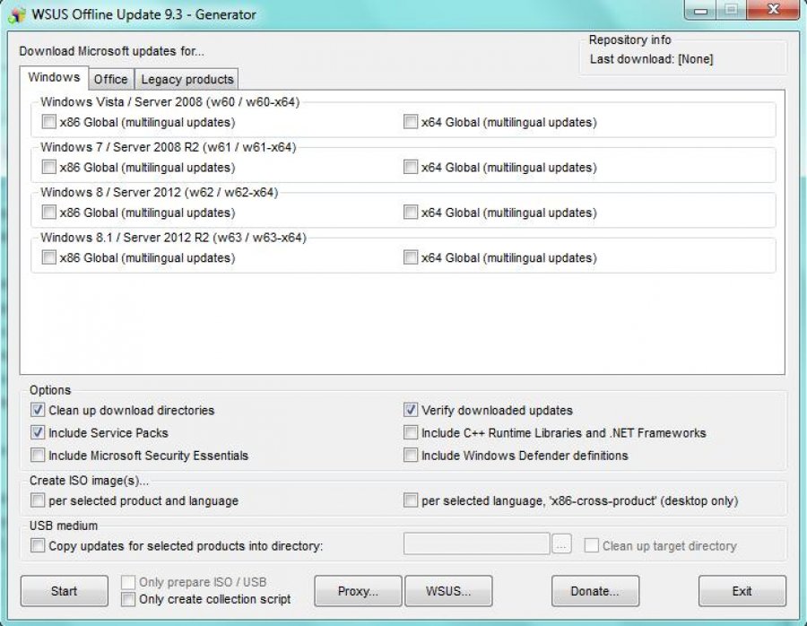 WSUS Offline Update ( Update Hotfix windows offline) - BACVIET STEEL