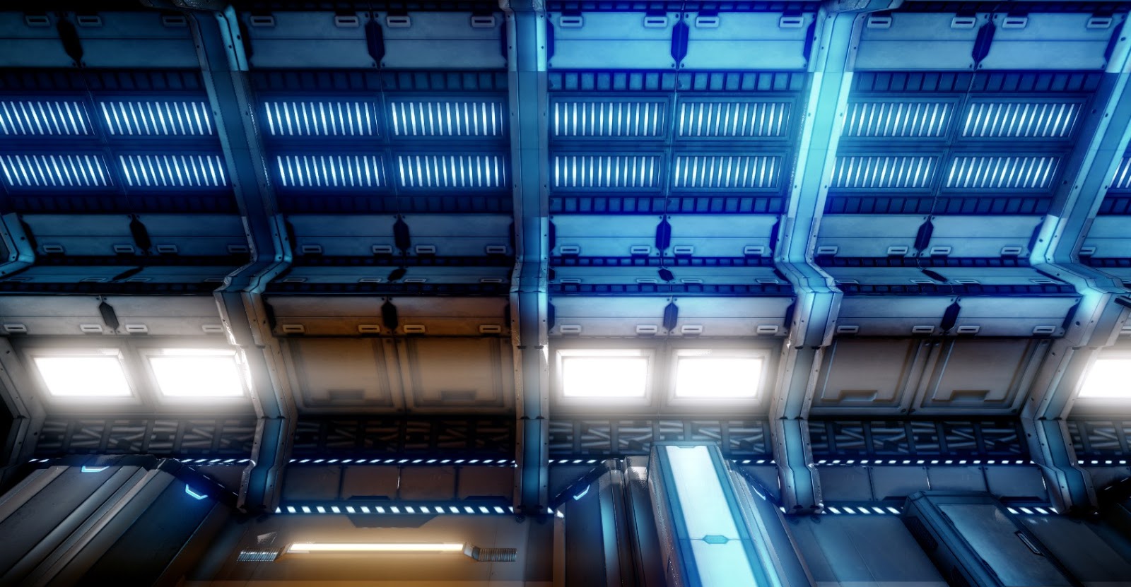 Don Pham | Environment Artist | Art Blog: Sci-Fi Hallway Completed