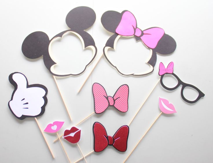 MANUALIDADES: Photo props de Minnie Mouse