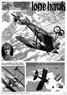 The ALEX TOTH archives: TOTH - BLAZING COMBAT 2 Lone Hawk, January 1966.