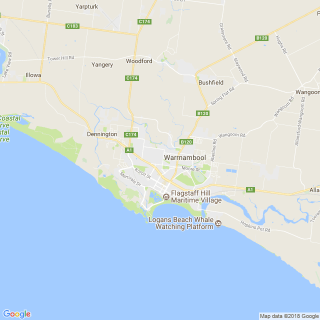 Warrnambool Map Free Download